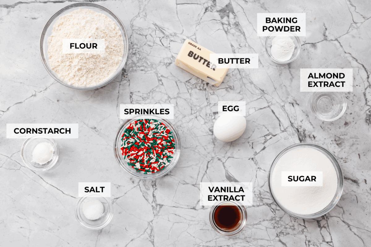 Christmas Sprinkle Cookies